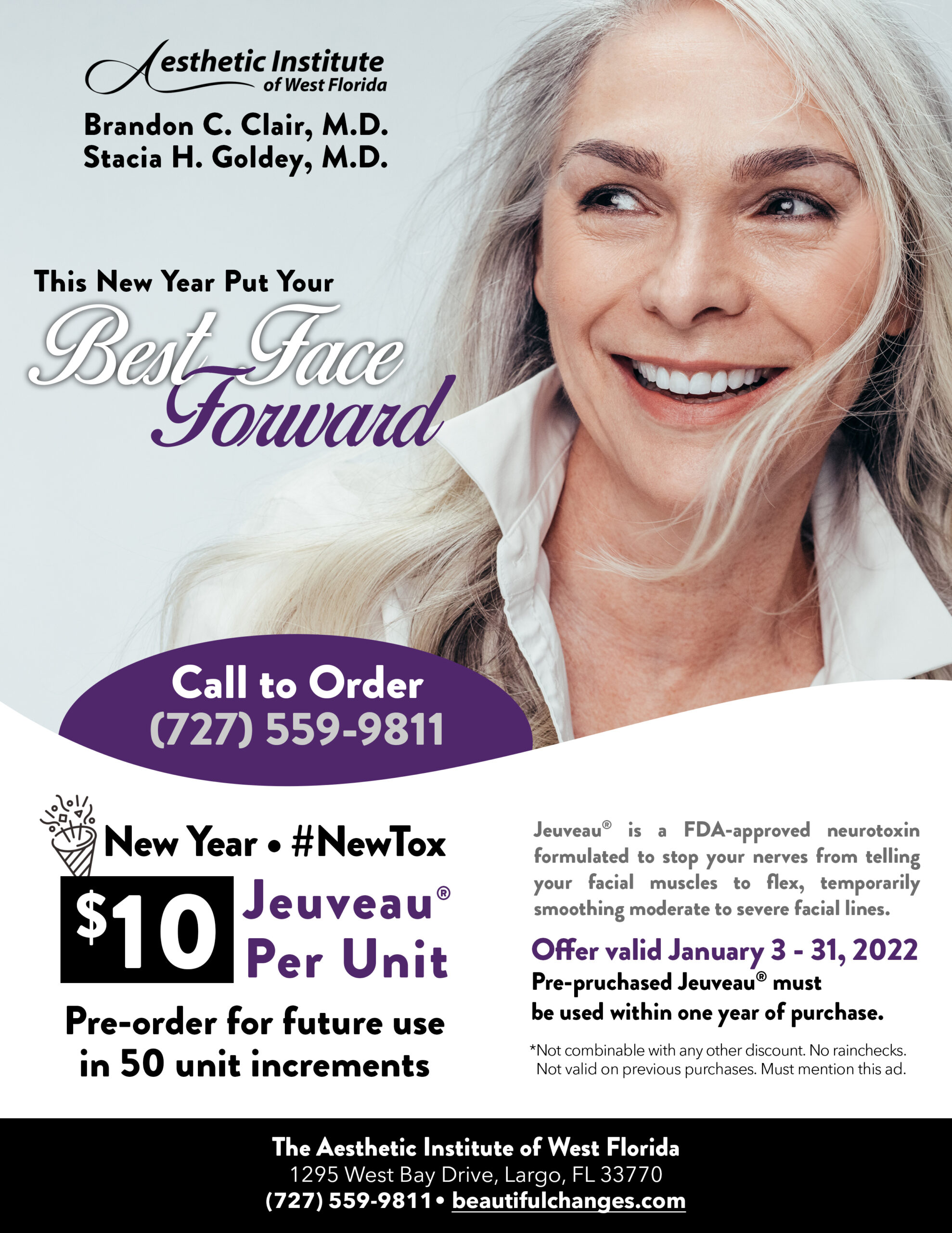 New Year, Newtox - Jeaveau Savings through January 31 | Aesthetic Institute